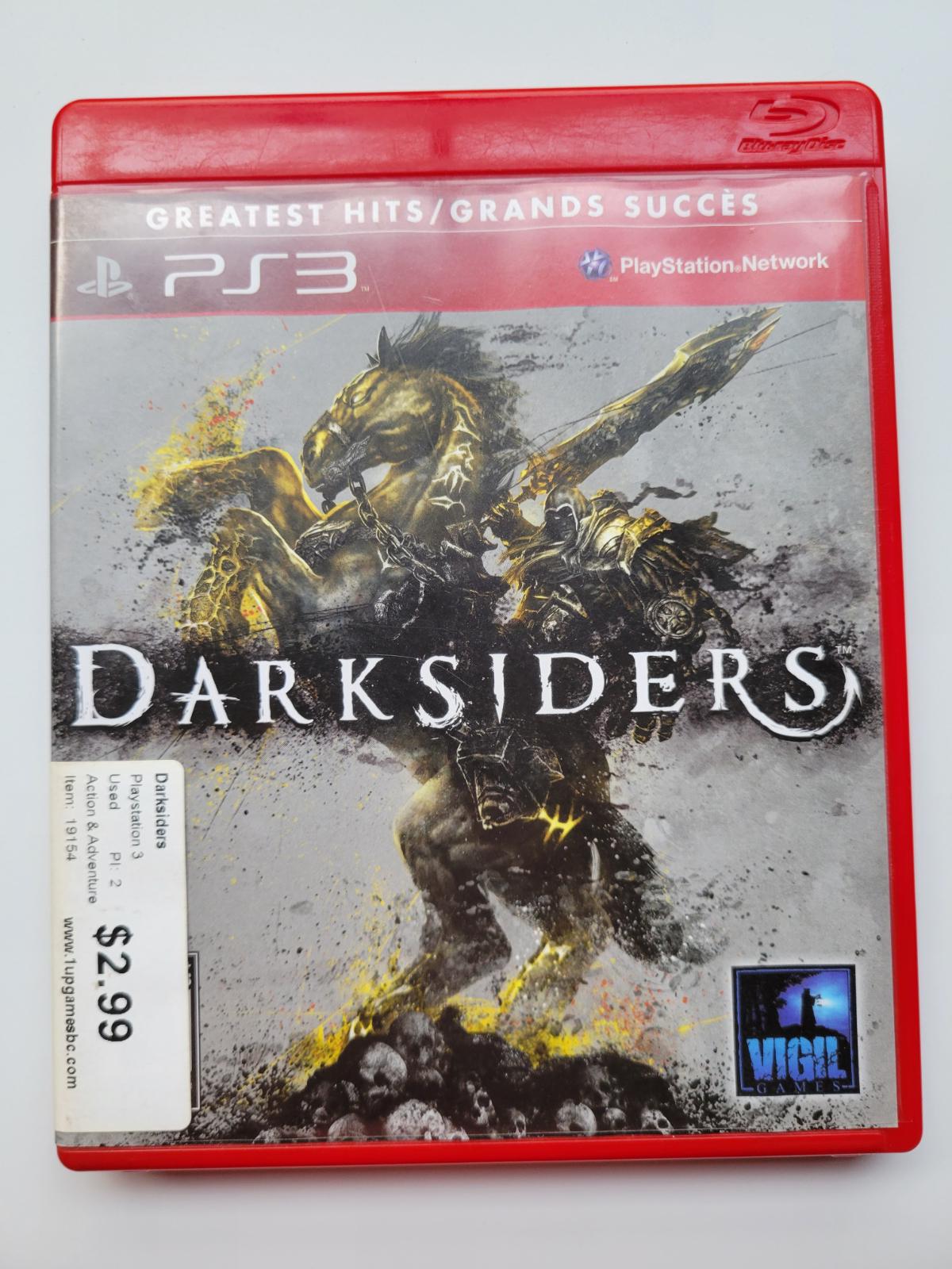 Darksiders [Greatest Hits] | Item, Box, and Manual | Playstation 3