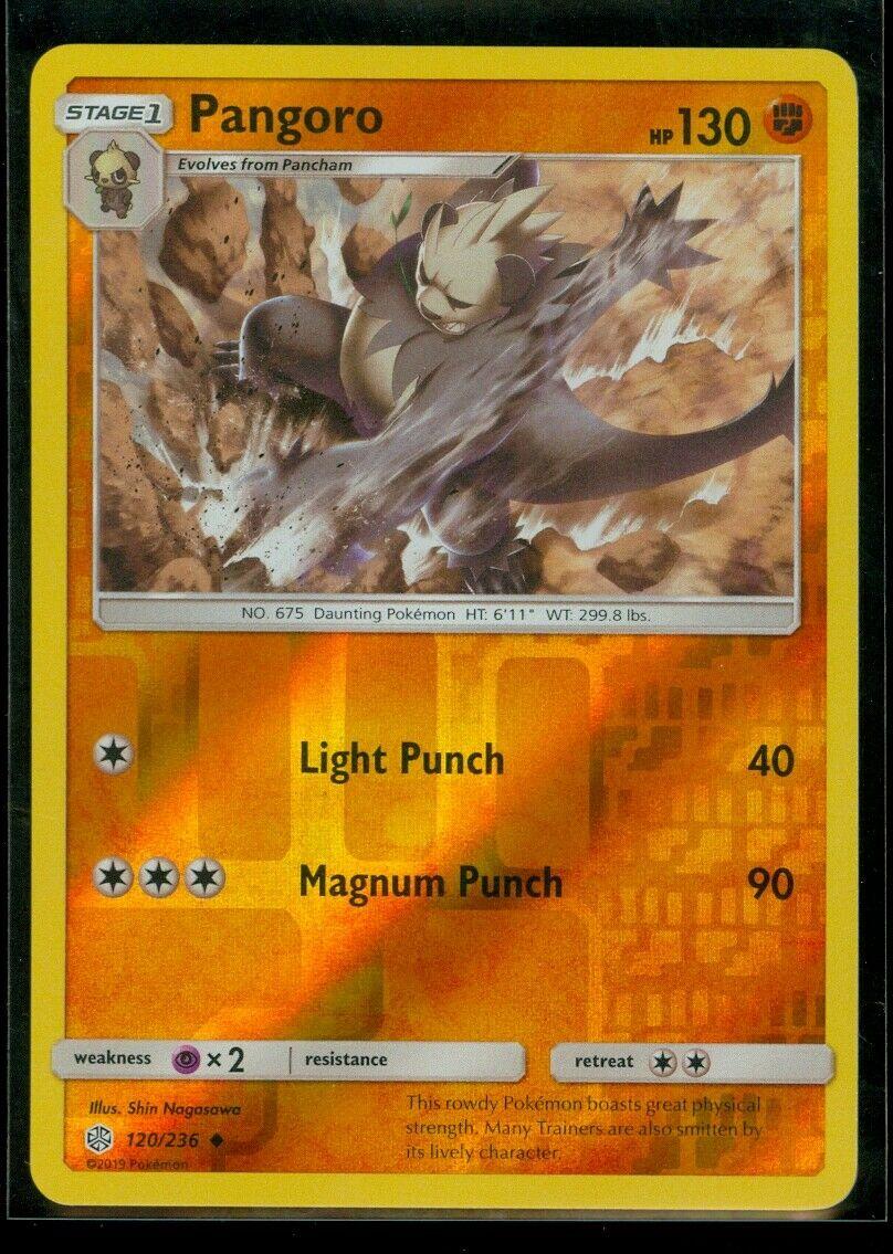 Pangoro [Reverse Holo] #120 Prices | Pokemon Cosmic Eclipse | Pokemon Cards