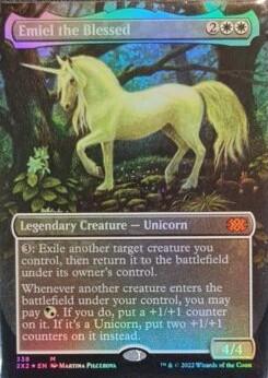 Emiel The Blessed [Borderless Foil] #338 Prices | Magic Double Masters ...