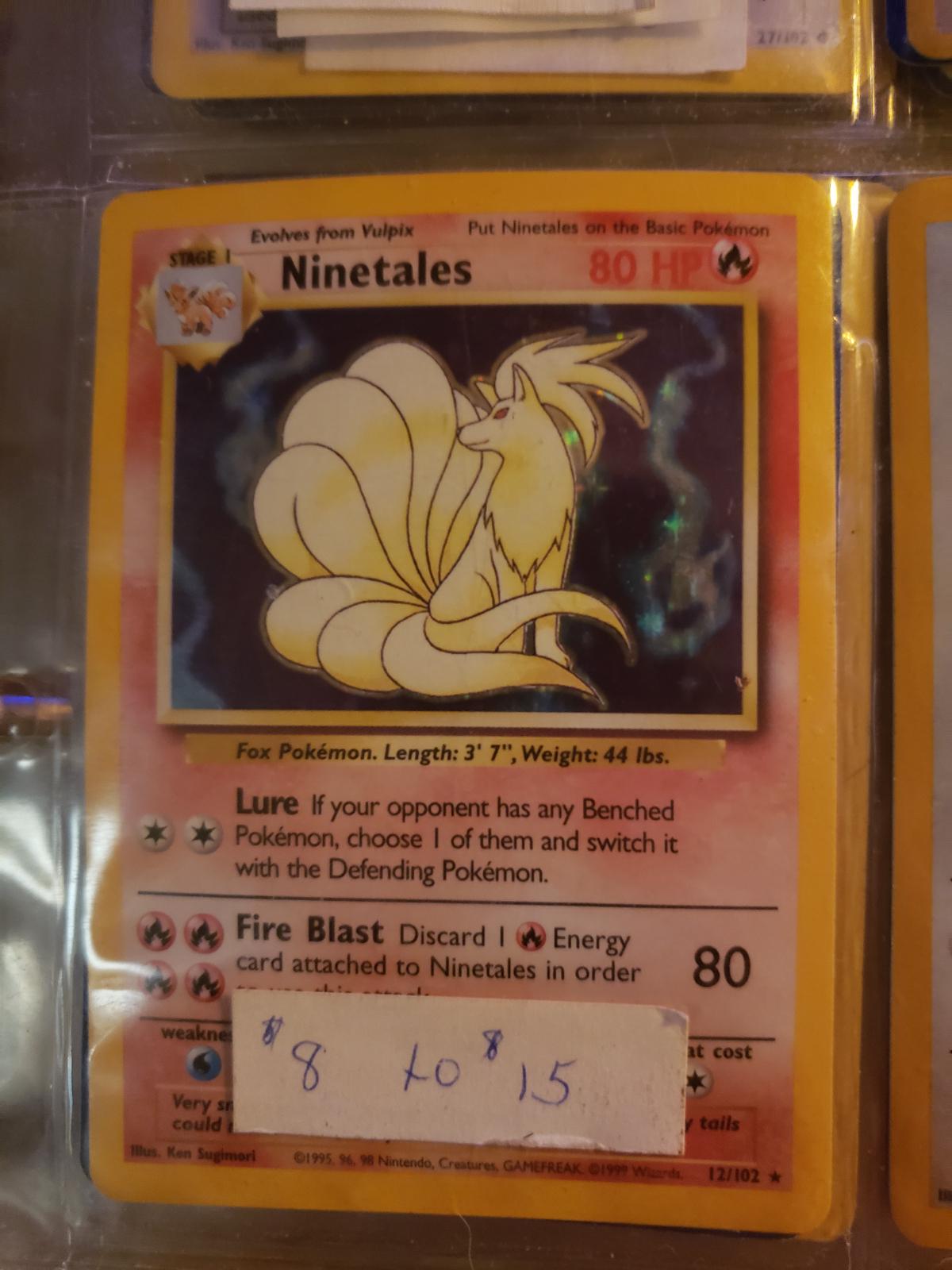 Ninetales | Ungraded | Pokemon Base Set