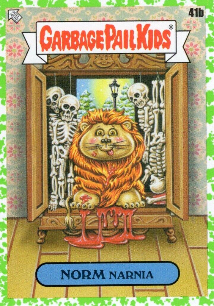 Norm Narnia [Green] #41b Prices | Garbage Pail Kids Book Worms | GPK Cards