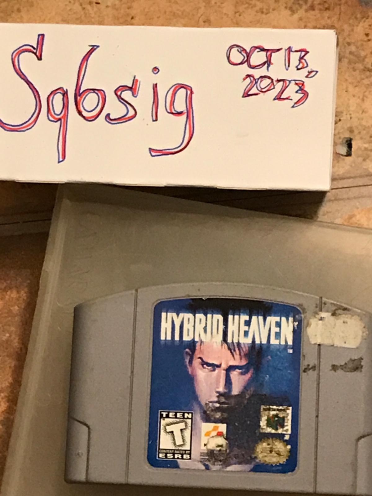Hybrid Heaven | Item only | Nintendo 64