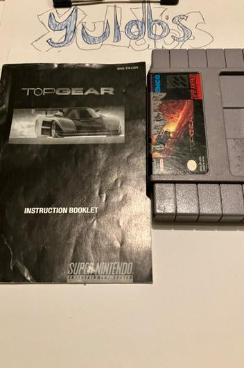 Top Gear | Item and Manual only | Super Nintendo