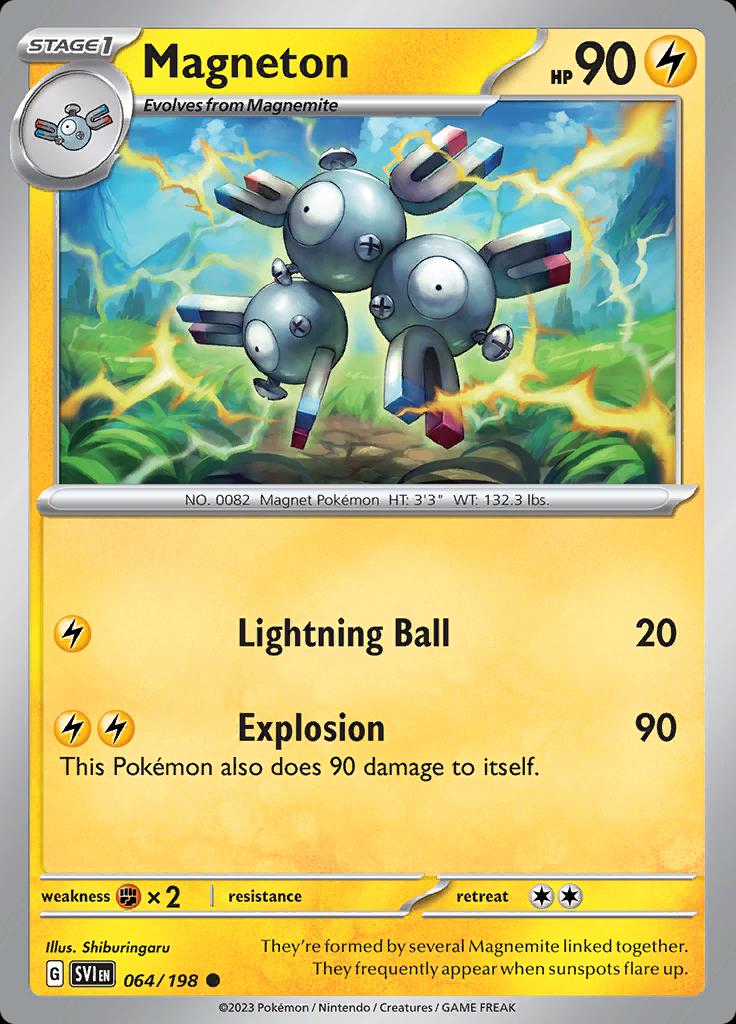 Magneton #64 Prices | Pokemon Scarlet & Violet | Pokemon Cards