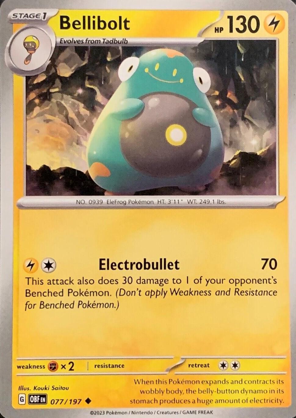 Bellibolt #77 Prices | Pokemon Obsidian Flames | Pokemon Cards