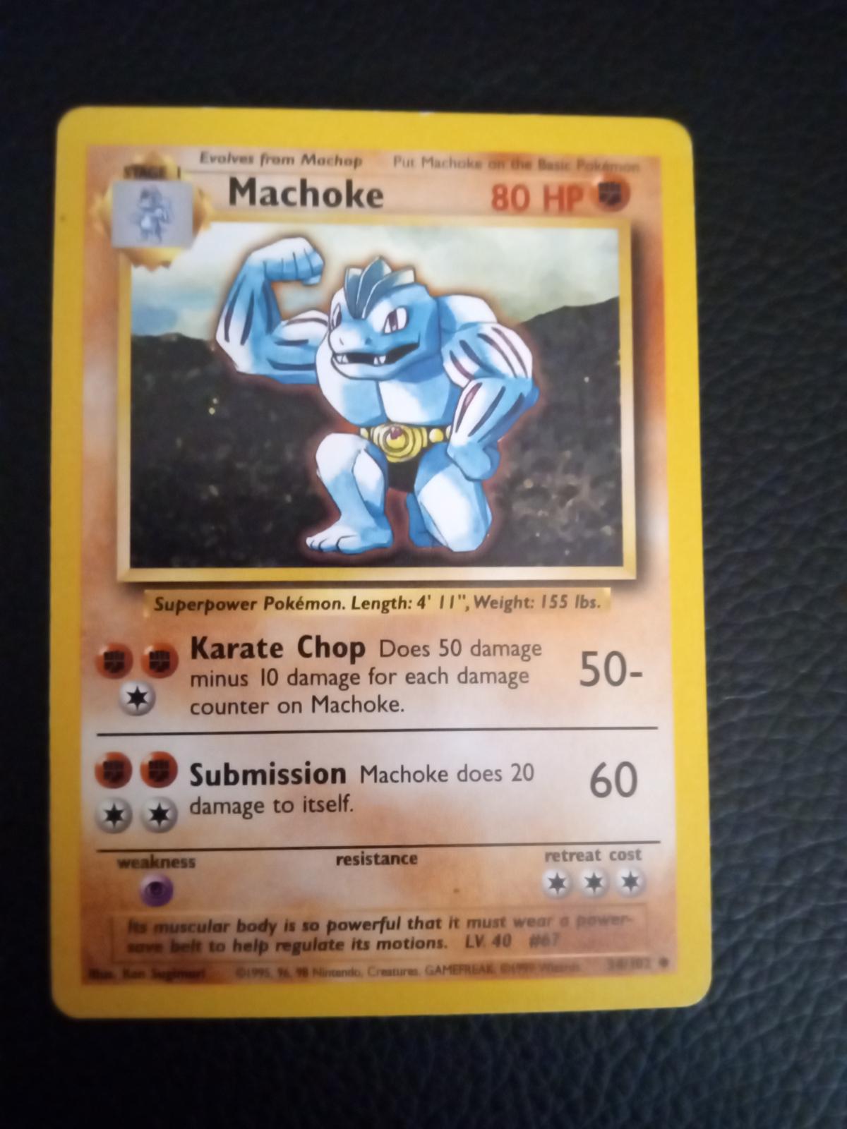 Machoke [1st Edition] | Ungraded | Pokemon Base Set