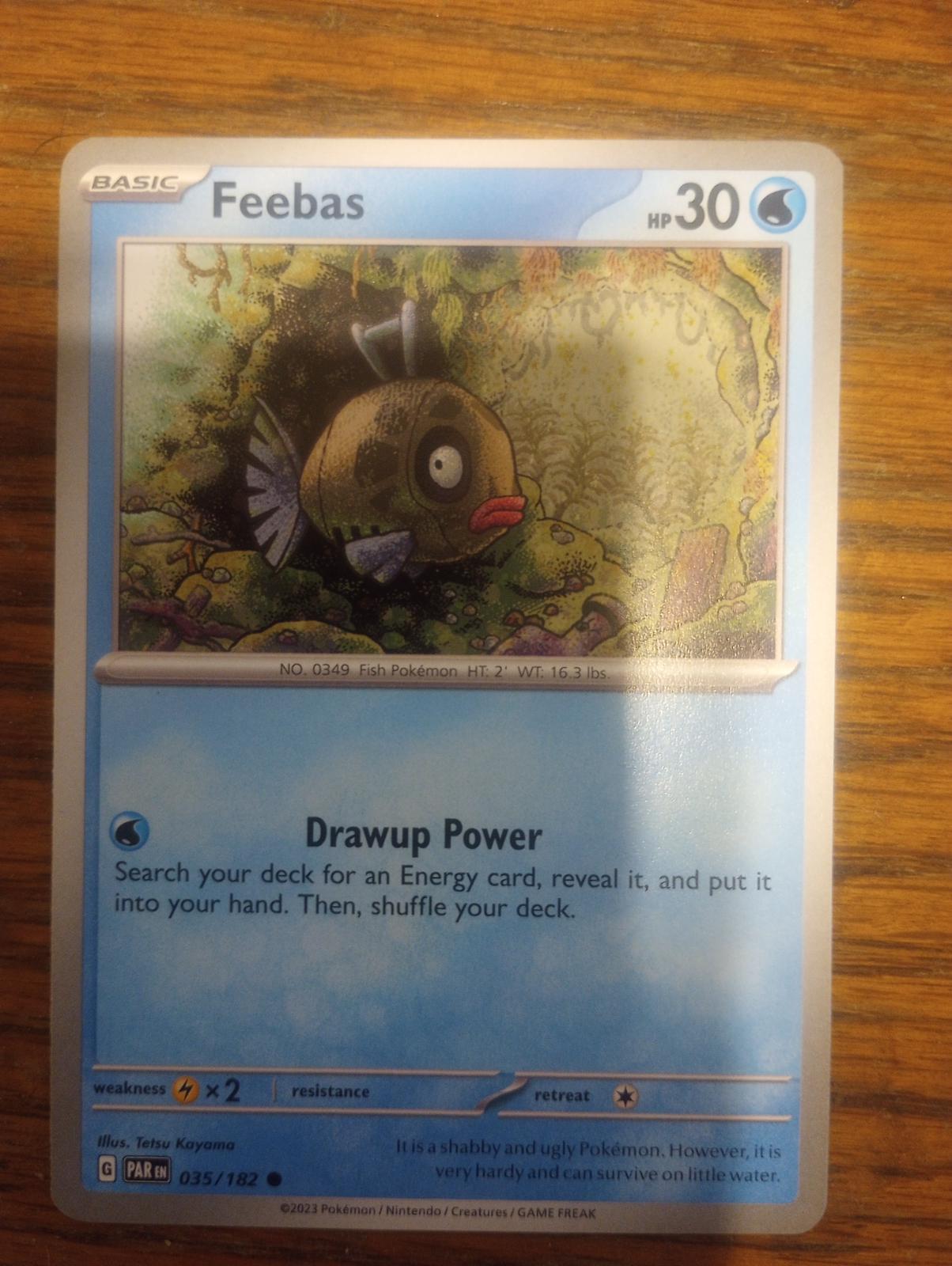 Feebas #35 Prices | Pokemon Paradox Rift | Pokemon Cards