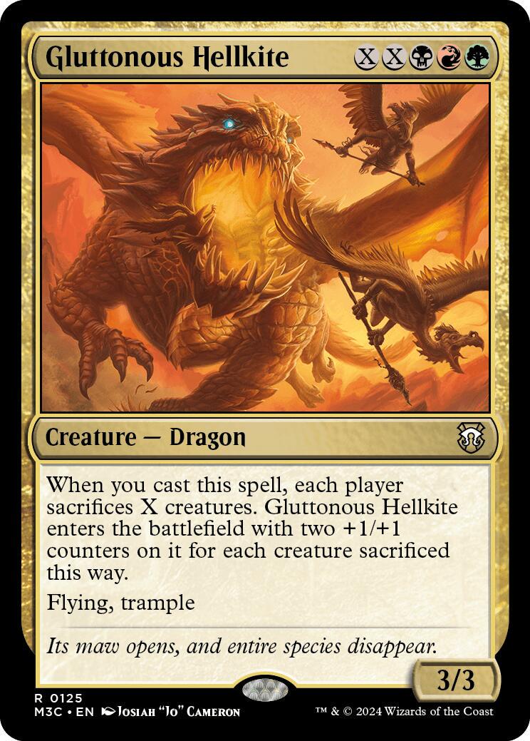 Gluttonous Hellkite [Foil] #125 Prices | Magic Modern Horizons 3 ...