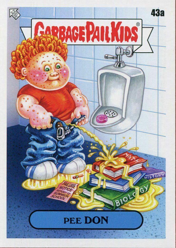 Pee DON #43a Prices | Garbage Pail Kids Late To School | Garbage Pail Cards