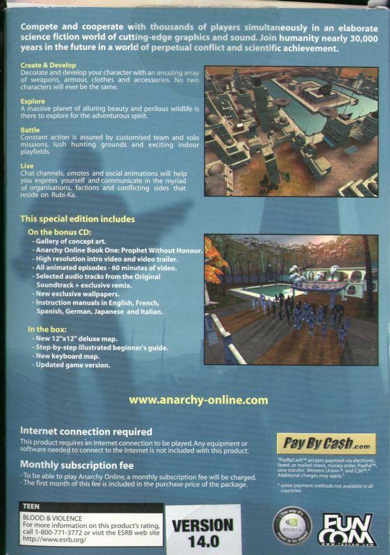 Anarchy Online [Special Edition] Prices PC Games | Compare Loose, CIB ...