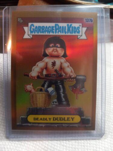 DEADLY DUDLEY [Gold] #137b Prices | 2021 Garbage Pail Kids Chrome | GPK ...