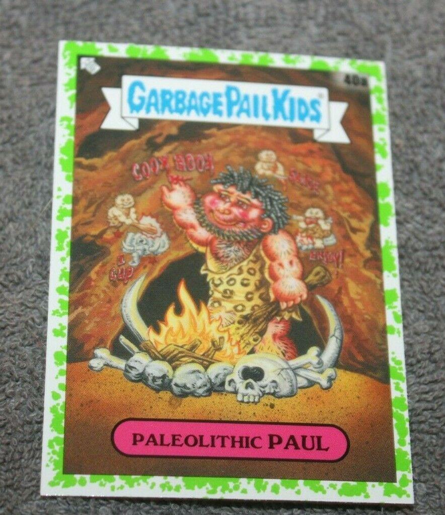 Paleolithic PAUL [Green] #40a Prices | Garbage Pail Kids Food Fight ...