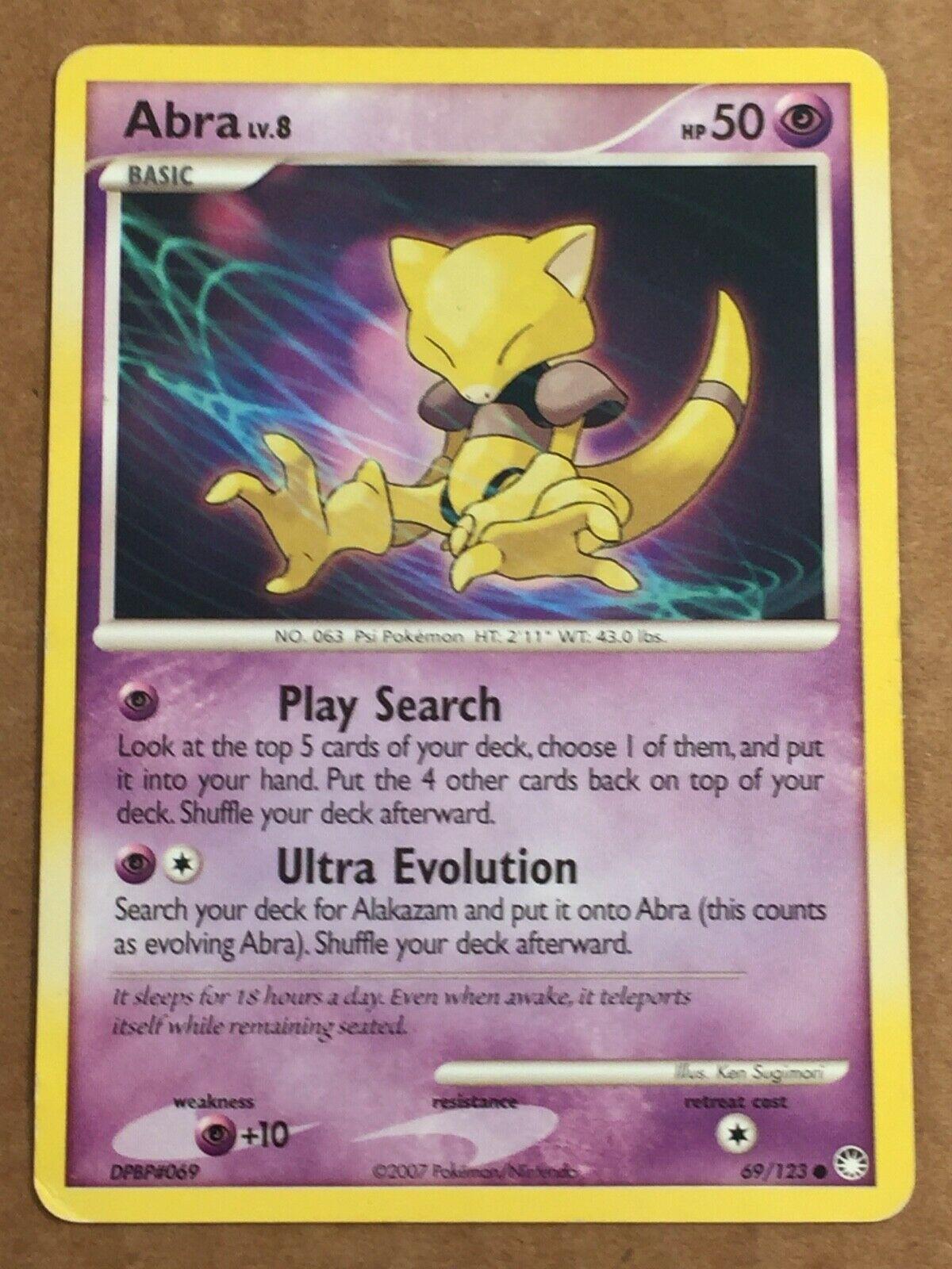 Abra #69 Prices | Pokemon Mysterious Treasures | Pokemon Cards