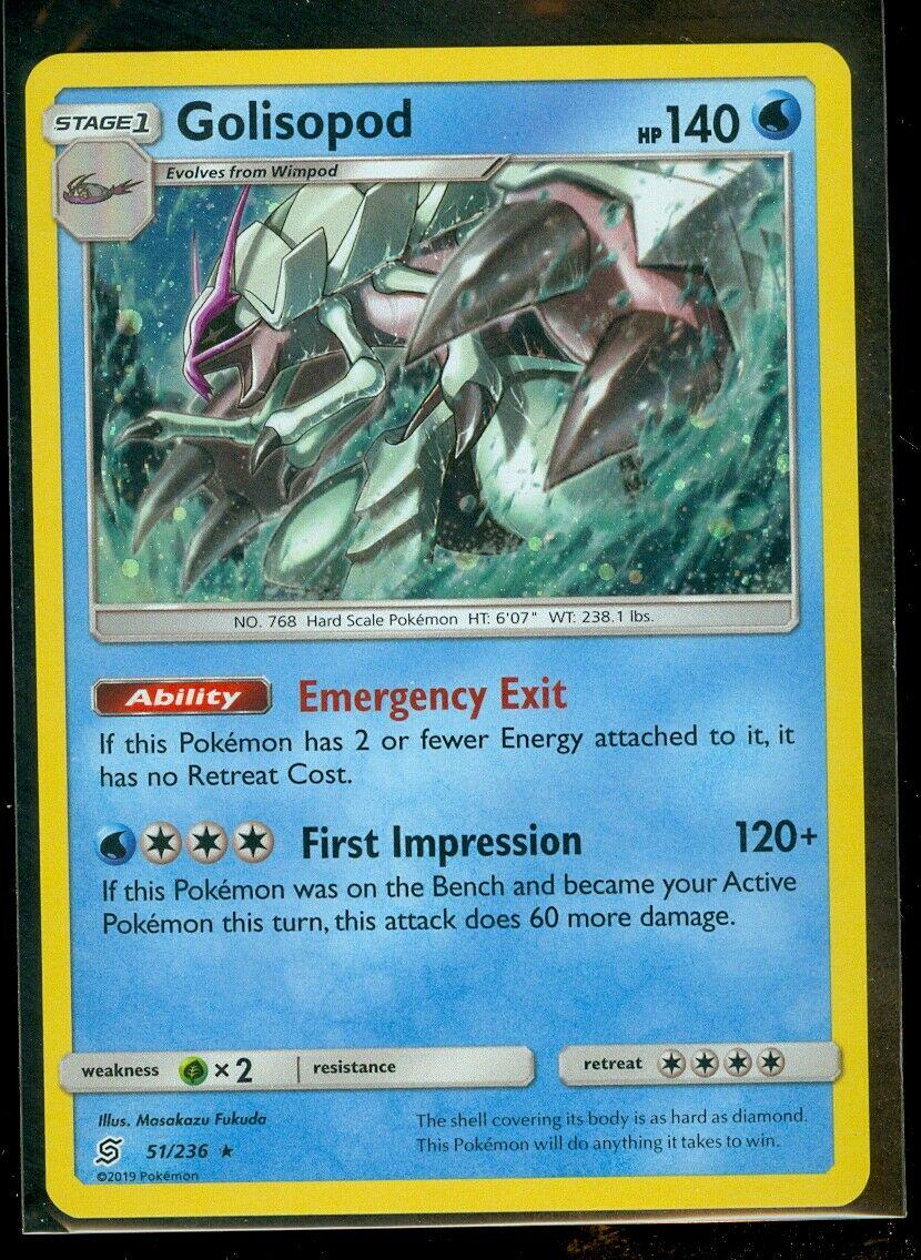 Golisopod #51 Prices | Pokemon Unified Minds | Pokemon Cards