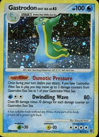 Gastrodon East Sea #8 Prices | Pokemon Secret Wonders | Pokemon Cards