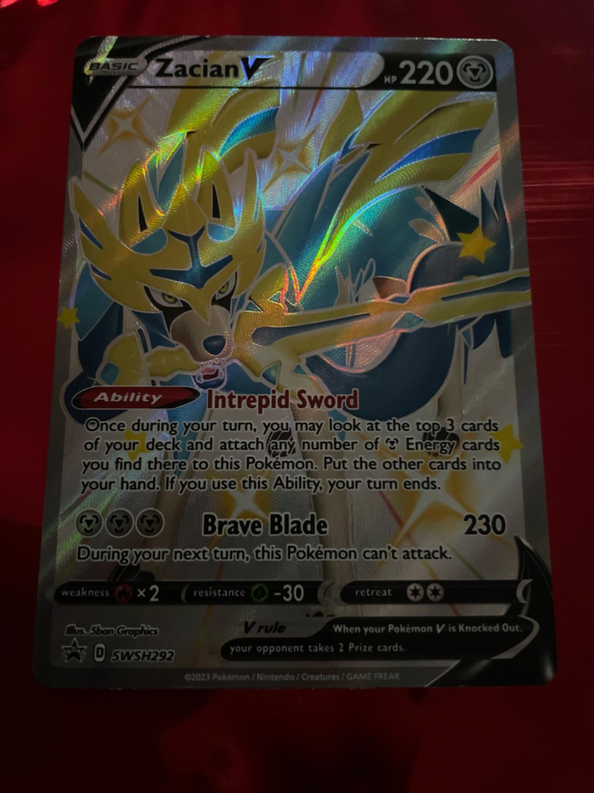 Zacian V | Ungraded | Pokemon Promo