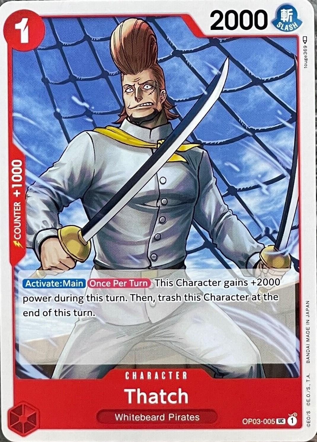 Thatch OP03-005 Prices | One Piece Pillars of Strength | One Piece Cards