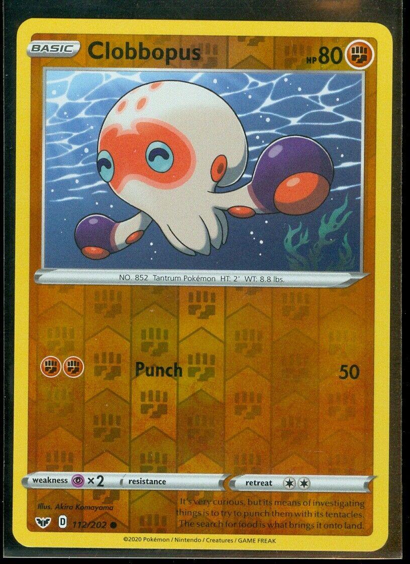 Clobbopus [Reverse Holo] #112 Prices | Pokemon Sword & Shield | Pokemon ...