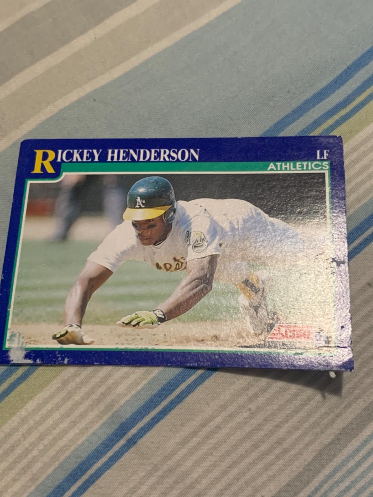 Rickey Henderson | Ungraded | 1991 Score