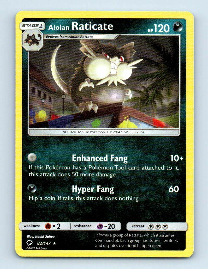 Alolan Raticate #82 Prices | Pokemon Burning Shadows | Pokemon Cards