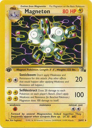 Magneton [1st Edition] #26 Prices | Pokemon Fossil | Pokemon Cards