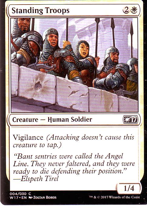 Standing Troops #4 Prices | Magic Welcome Deck 2017 | Magic Cards