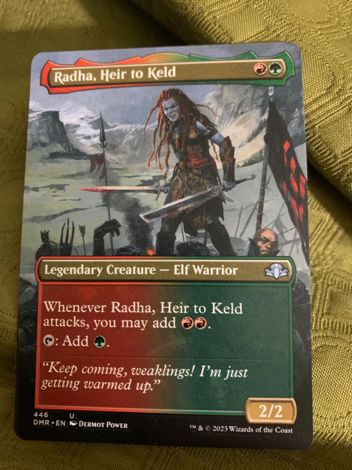 Radha, Heir to Keld [Borderless] #446 Prices | Magic Dominaria ...