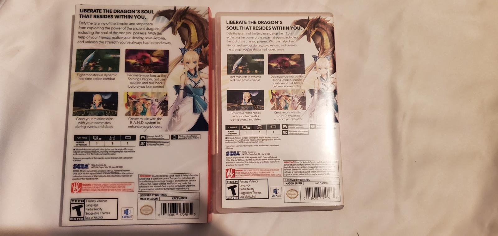 Shining Resonance Refrain: Draconic Launch Edition | Item, Box, and Manual | Nintendo Switch