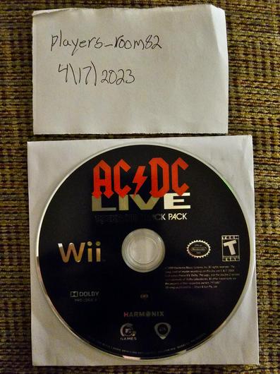 AC/DC Live Rock Band Track Pack | Item only | Wii