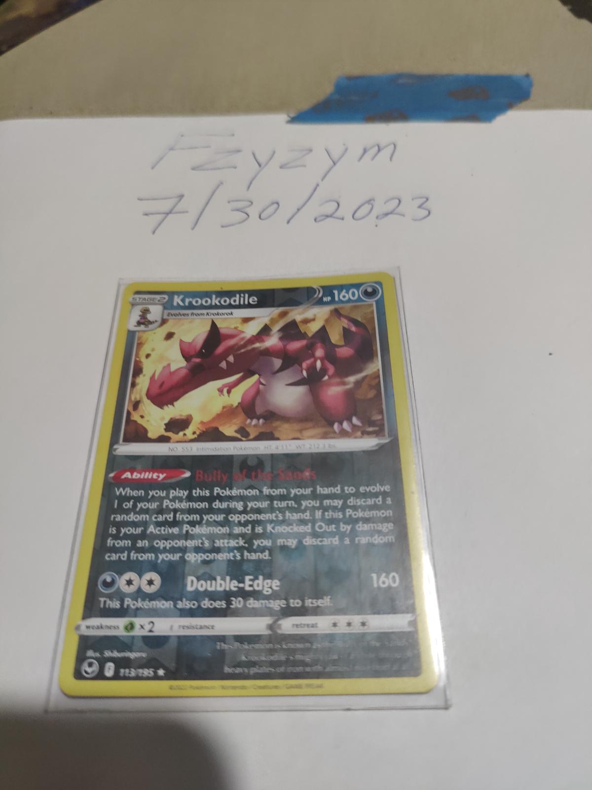 Krookodile [Reverse Holo] | Ungraded | Pokemon Silver Tempest