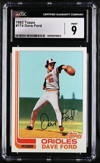 Dave Ford | Graded 9 | 1982 Topps