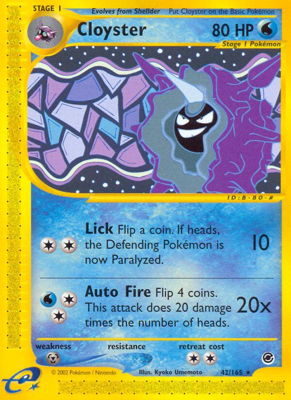 Cloyster #42 Prices | Pokemon Expedition | Pokemon Cards