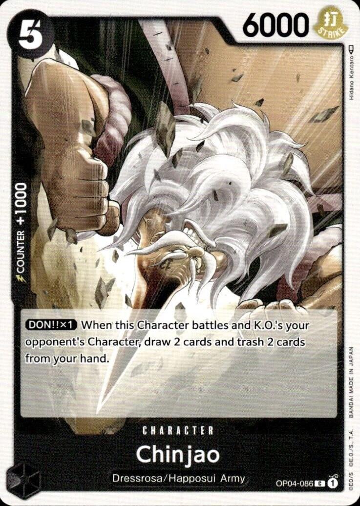 Chinjao OP04-086 Prices | One Piece Kingdoms of Intrigue | One Piece Cards
