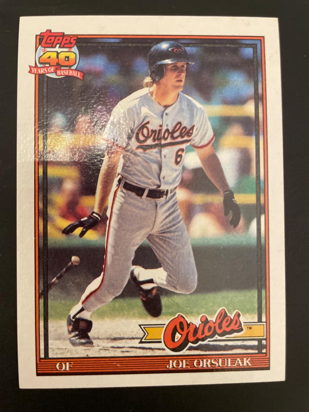 Joe Orsulak | Ungraded | 1991 Topps