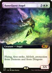 Baneslayer Angel [Extended Art Foil] #340 Prices | Magic Core Set 2021 ...