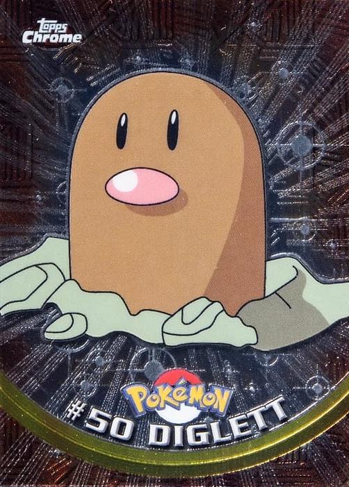 Diglett #50 Prices | Pokemon 2000 Topps Chrome | Pokemon Cards