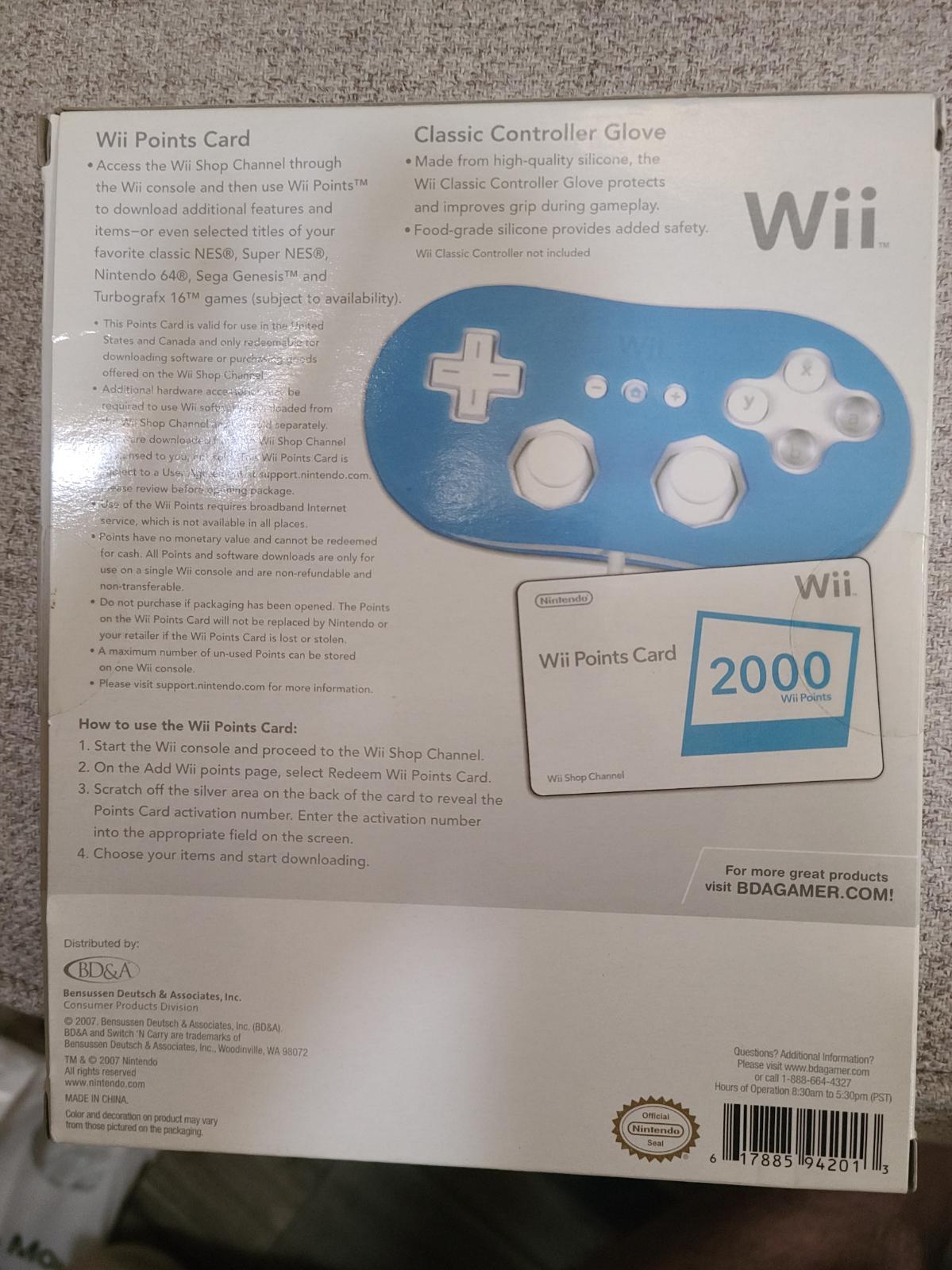 Points Card with Glove [Black] Prices Wii | Compare Loose, CIB & New Prices
