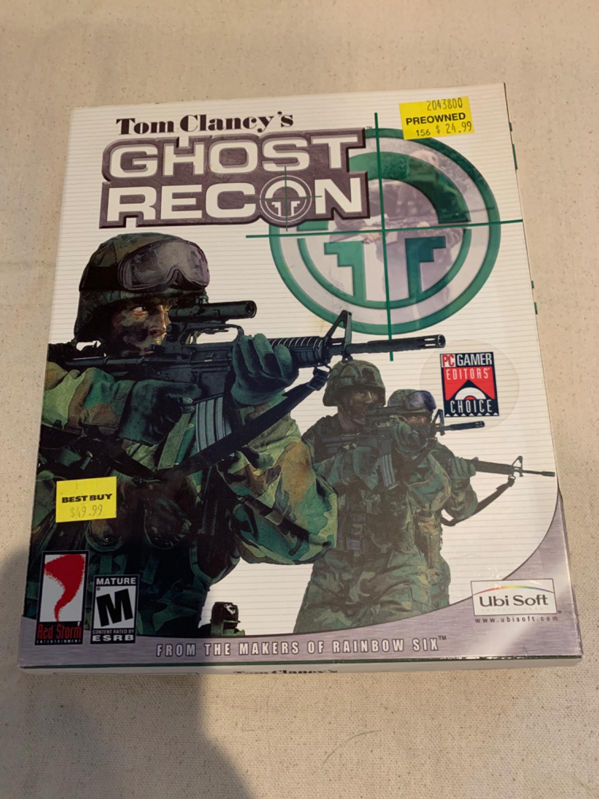 Ghost Recon | Item, Box, and Manual | PC Games