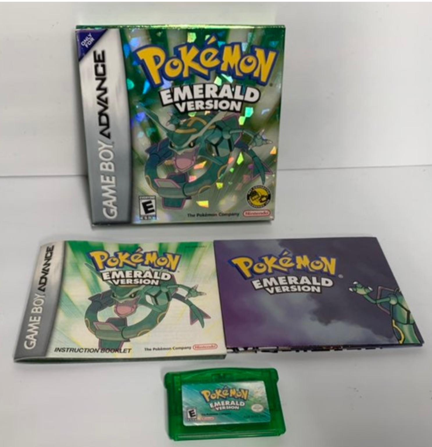Pokemon Emerald | Item, Box, and Manual | GameBoy Advance