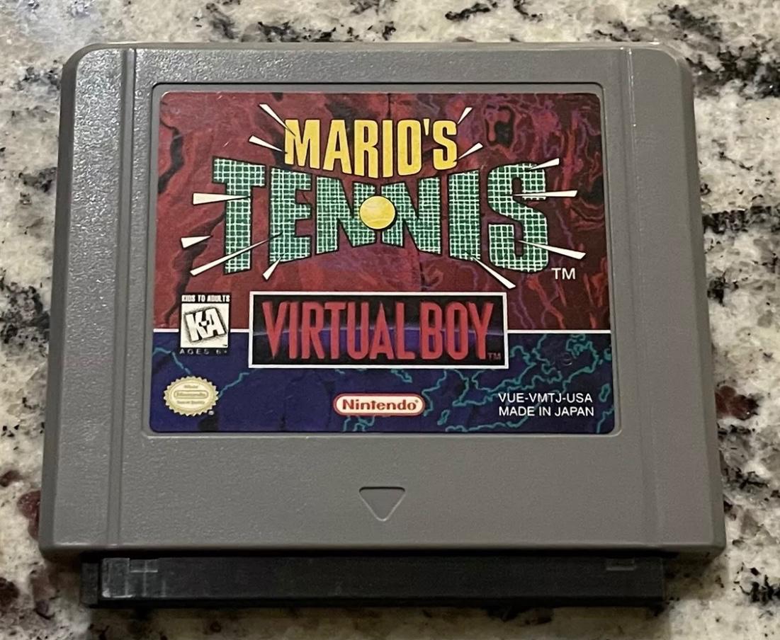 Mario's Tennis | Item only | Virtual Boy
