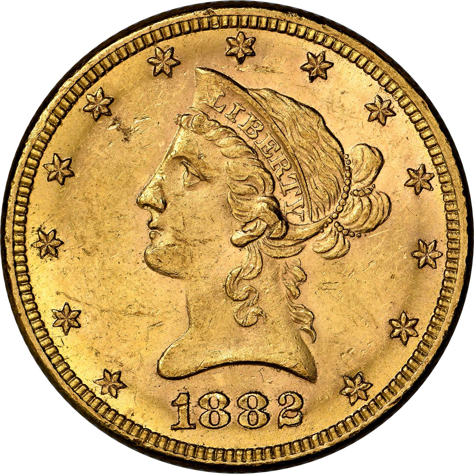 1882 S Liberty Head Gold Eagle Prices | Ungraded, NGC, PCGS Values