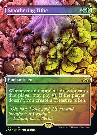 Smothering Tithe [Borderless Foil] #342 Prices | Magic Double Masters 2022 | Magic Cards