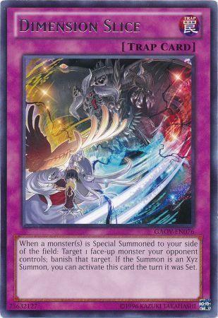 Dimension Slice GAOV-EN076 Prices | YuGiOh Galactic Overlord | Yugioh Cards