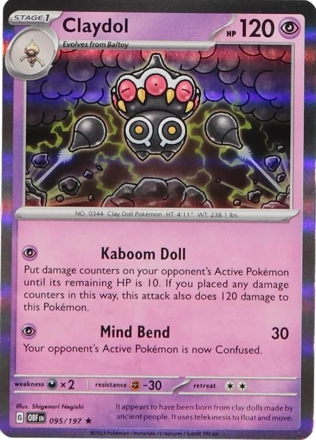 Claydol #95 Prices | Pokemon Obsidian Flames | Pokemon Cards