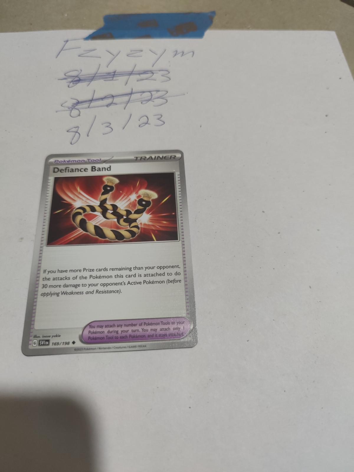 Defiance Band | Ungraded | Pokemon Scarlet & Violet