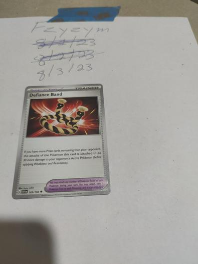 Defiance Band | Ungraded | Pokemon Scarlet & Violet