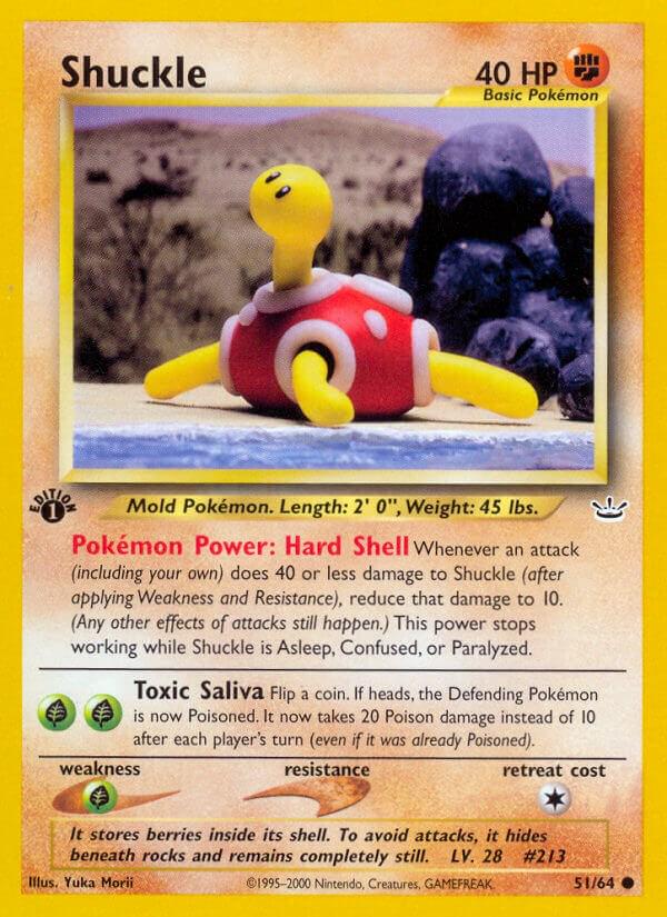 Shuckle [1st Edition] #51 Prices | Pokemon Neo Revelation | Pokemon Cards