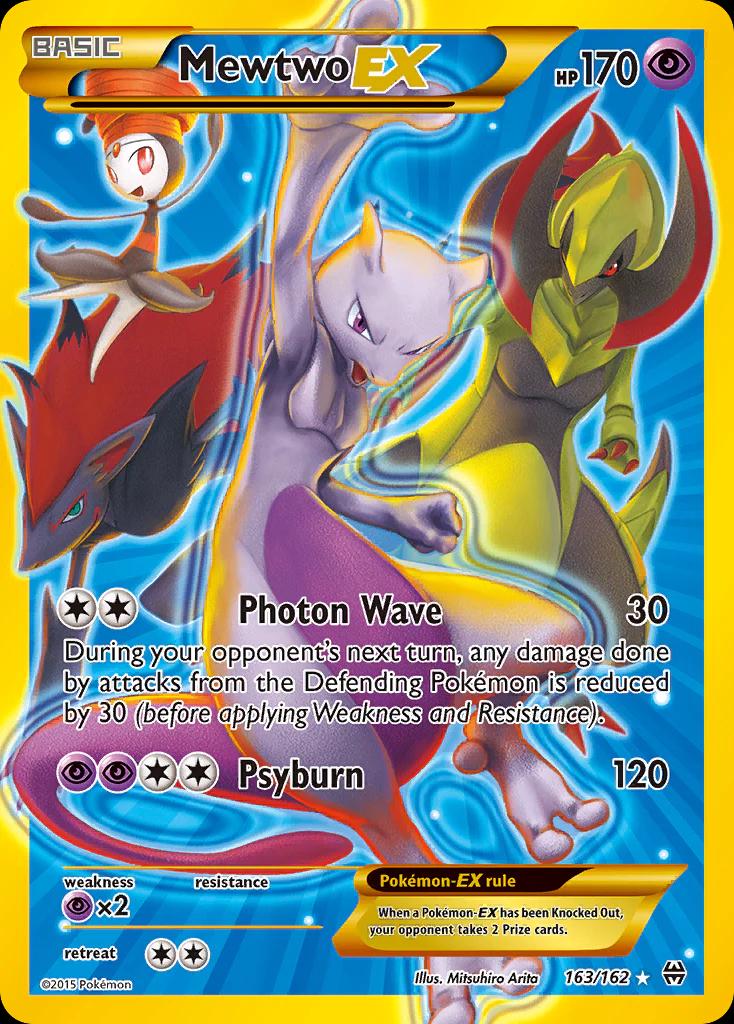 Mewtwo EX #163 Prices | Pokemon BREAKthrough | Pokemon Cards