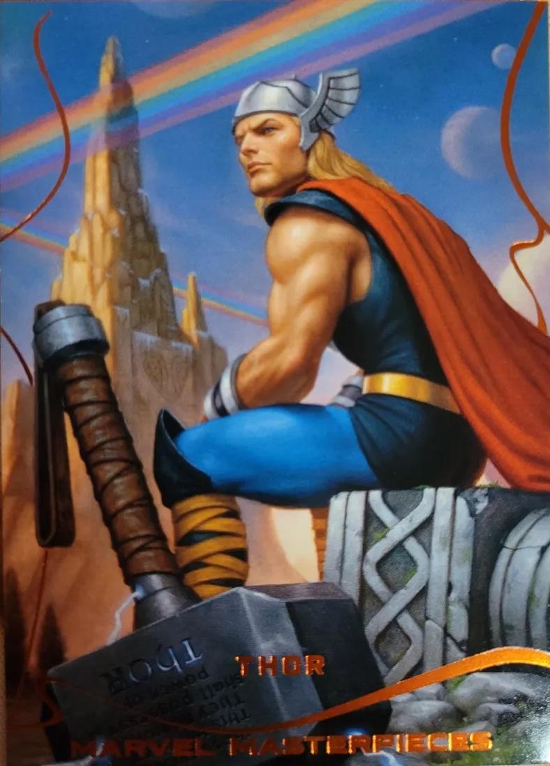 Thor [Orange Foil] #89 Prices | Marvel 2022 Masterpieces | Marvel Cards