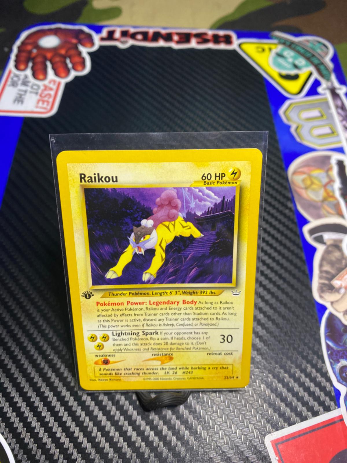 Raikou [1st Edition] | Ungraded | Pokemon Neo Revelation